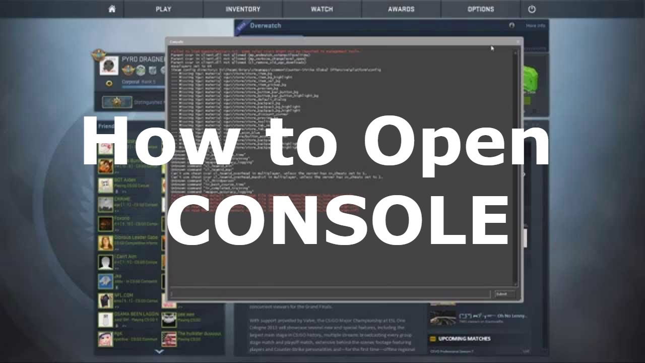T ng H p Nh ng L nh Th ng D ng Trong Console Csgo